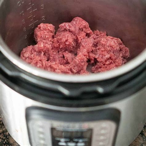 Instant Pot Ground Beef Fresh Or Frozen Shaken Together