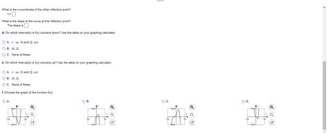 Solved Answer The Questions For The Function Fxx4−4x3 A
