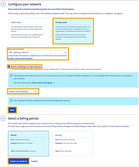 Attaching A Floating Ip To A Public Cloud Instance Support Guides