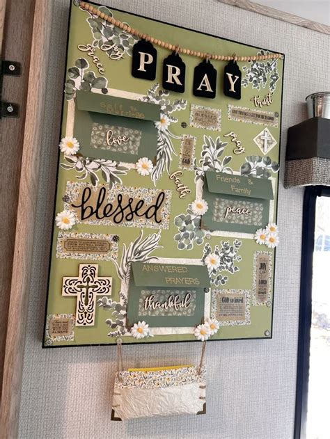 Sage Prayer Board With Daisys Prayer Frame Design Diy Prayer Wall
