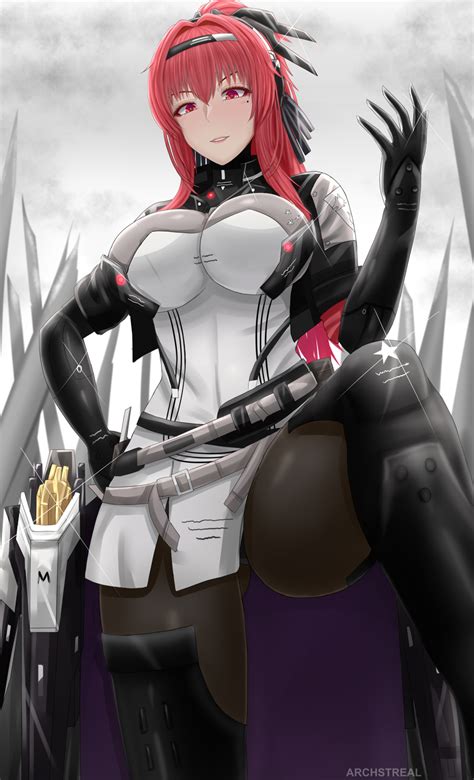 Archstreal Vera Garnet Pgr Vera Pgr Punishing Gray Raven Highres 1girl Black Boots