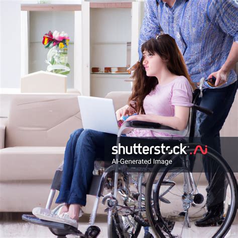 Disabled Person Getting Information Chatgpt Ai Generated Image 2395938269 Shutterstock
