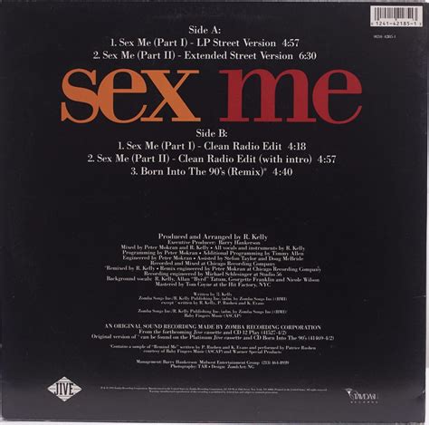 R Kelly Sex Me Parts I And Ii