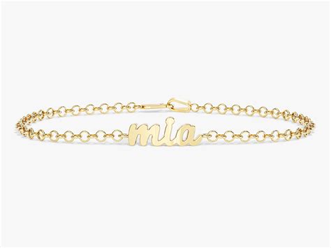 Rolo Chain Name Bracelet Eternate