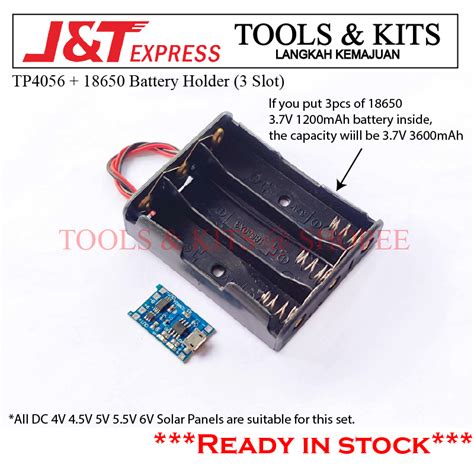 Tp4056 18650 Battery Charging Module And Dc Dc Step Up Module Using Solar