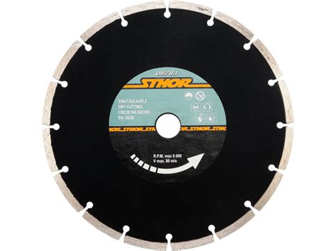 Diamond Blade Segment Hs 230mm Sthor 08783 Toya24pl