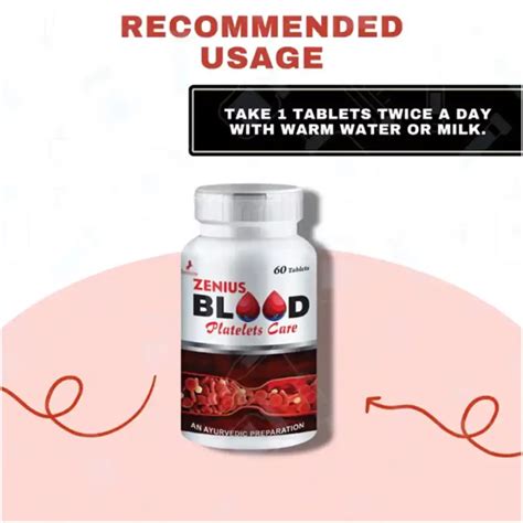 Zenius Blood Platelets Care Tablet For Immunity