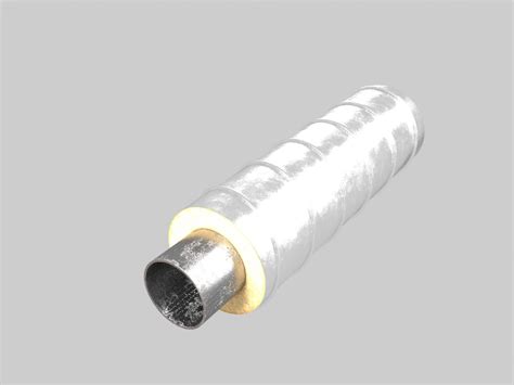 3d Steel Pipes In Polyurethane Foam Insulation Pe Sheath Model Turbosquid 1987224