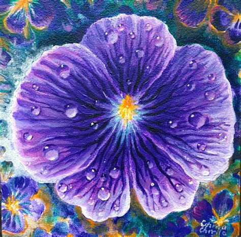 ♥corinazone Art The Art Of Corina Chirila♥ Violet Flower