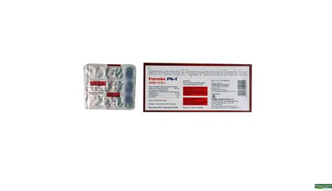 Buy Formin Pg1 15 Tablets Online At Best Prices Wellness Forever