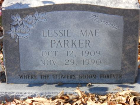 Lessie Mae Haley Parker 1909 1990 Find A Grave Memorial