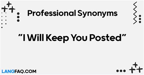 12 Professional Ways to Say “I Will Keep You Posted”