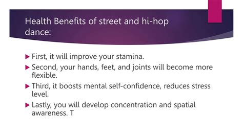 Hip Hop Dance Background Classifications Pptx