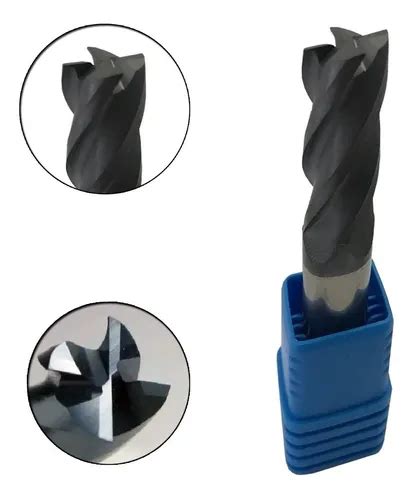 Fresa Metal Duro Topo Reto 6mm 4 Cortes Cobertura Tialn Mercadolivre
