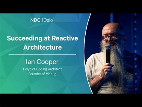 ndc conferences talk succeeding at reactive architecture from ndc