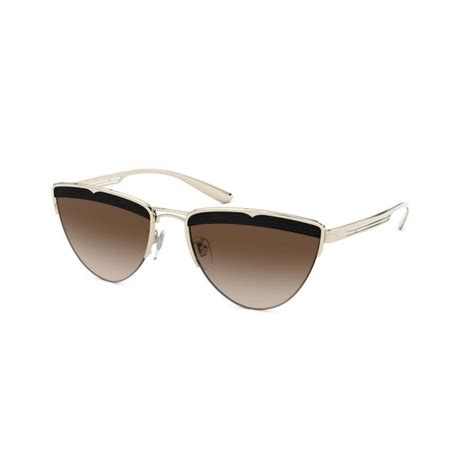 Bulgari Womens Sunglasses Pale Gold 57mm Sunglasses Shop Premium Outlets