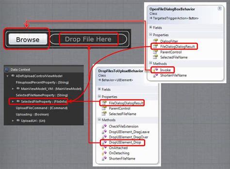 silverlight simple drag and drop or browse view model mvvm file upload control codeproject