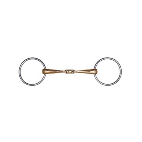 Ridershouse Stübben Sweet Copper Loose Ring Snaffle Double Broken 16mm