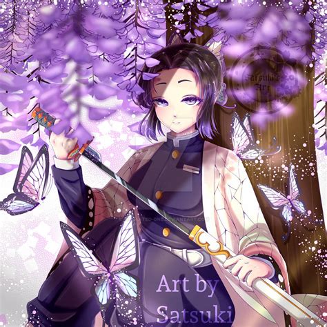 Shinobu Kocho Fanart Kimetsu No Yaiba By The Fated One On Deviantart