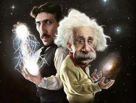 Tesla And Einstein Blank Template Imgflip