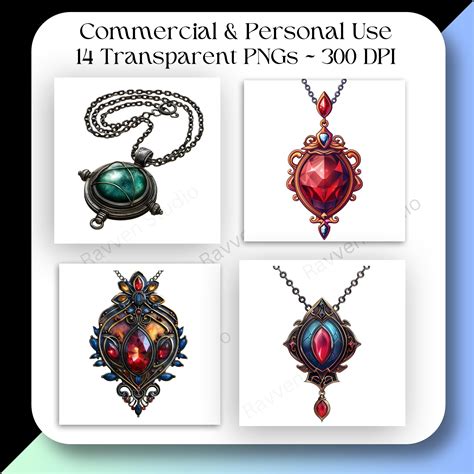 Amulet Clipart Png Pagan Witchcraft Jewelry Goth Star Gold Red Green