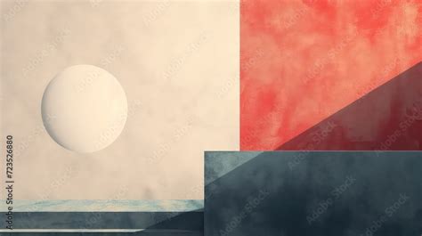 Clean Abstract Album Cover With Minimalist Design And Border