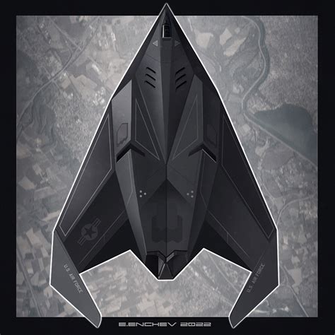 Stealth Fighter Jet Concept Art