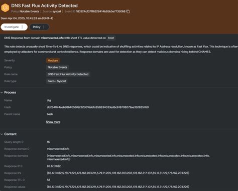Detecting Fast Flux With Sysdig Secure And Virustotal Sysdig