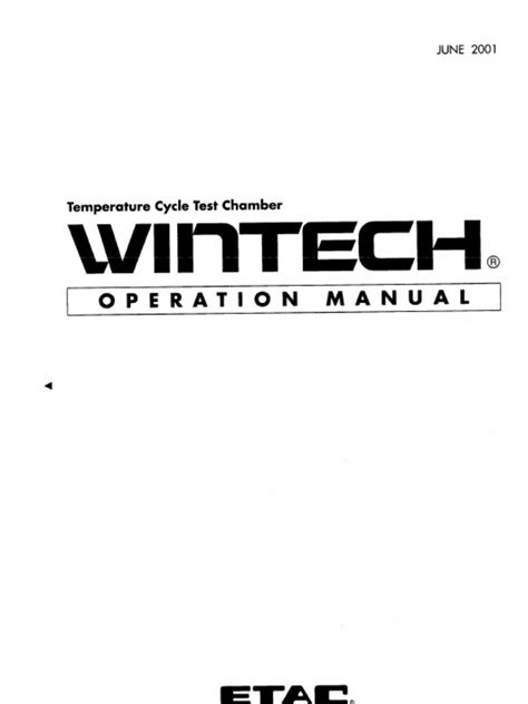 Wintech Operation Manual Pdf