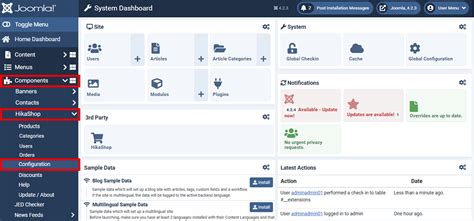 HikaShop Checkout Worflow