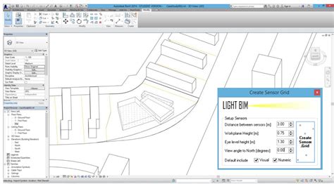 Initial Massing In Revit With Virtual Lightbim Sensors