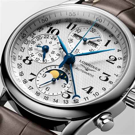 Longines Master Collection Chrono Moonphase Ø 40 00 Mm Silver
