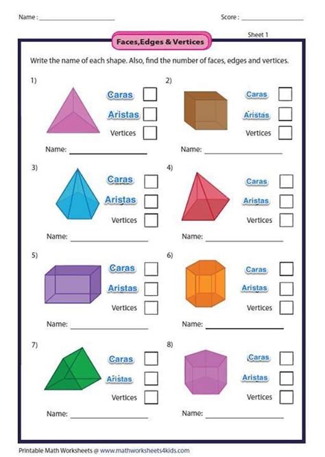 Figuras Con Aristas Y Vertices Rowrich