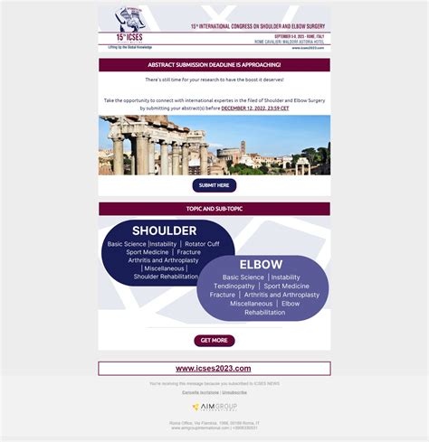 Icses 2023 British Elbow And Shoulder Society