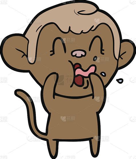 疯狂的卡通猴子