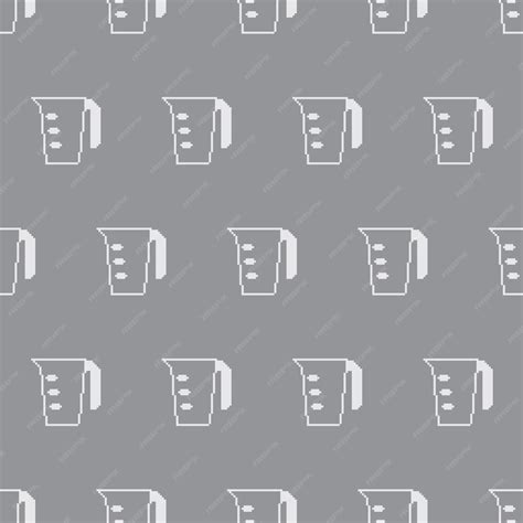 Premium Vector Seamless Pattern Pixel Art Vintage Aesthetics Retro