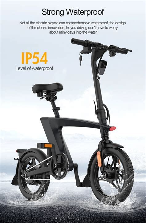 Foldable Electric Bike 14 Inch Mini E Bike With 400w Motor