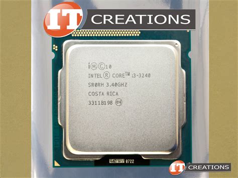 SR0RH - New Other - INTEL CORE I3 DUAL CORE PROCESSOR I3-3240 3.4GHZ 3MB SMART CACHE 5 GT/S DMI ...