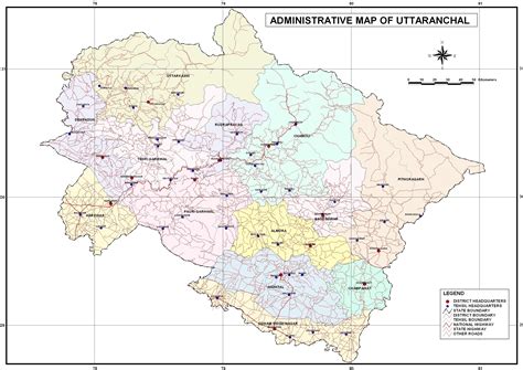 Uttarakhand River Map