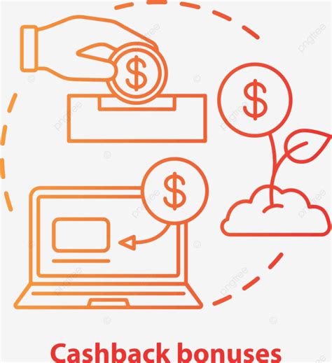Cashback Bonuses Concept Icon Cash Back Service Idea Thin Line