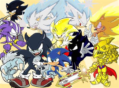 The 25 Years Of Sonic The Hedgehog Sonic Transformations Wattpad