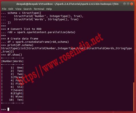 Example Of Creating Data Frame From List With Pyspark