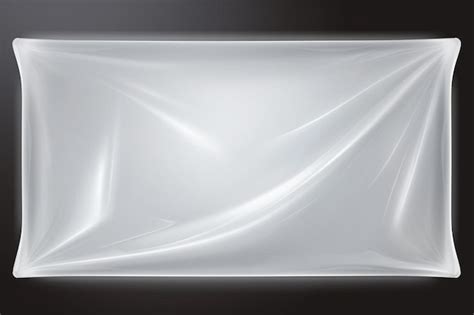 Premium Ai Image Realistic Stretched White Plastic Warp
