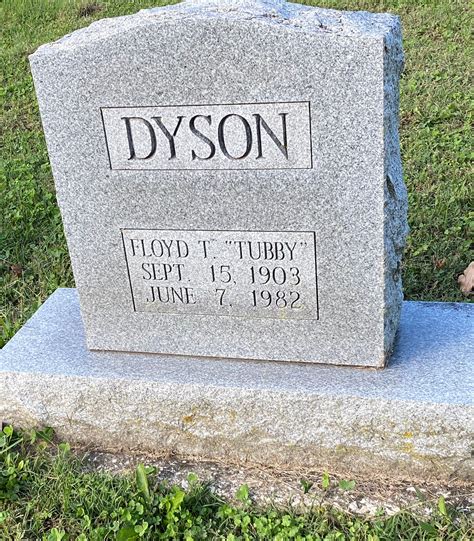 Floyd Thomas Dyson 1903 1982 Find A Grave Memorial
