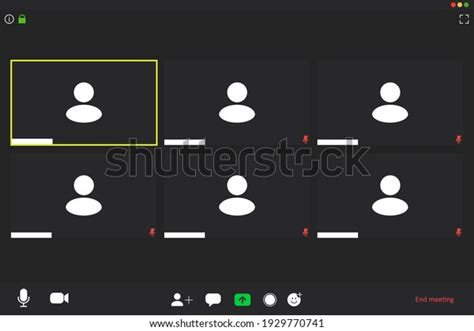 3 Zoom Call 6 People Stock Vectors And Vector Art Shutterstock