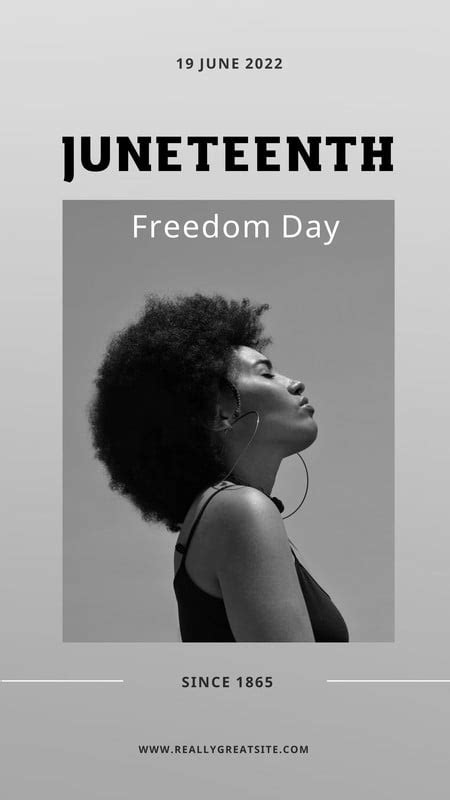 Free And Customizable Juneteenth Templates