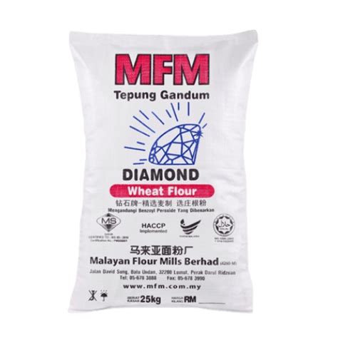 Mfm 钻石牌面粉 Mfm Diamond Wheat Flour Tepung Gandum Mfm Diamond Ying Yeap