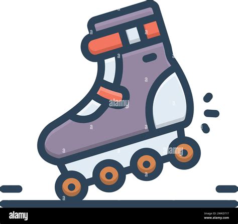 Icon For Skating Inline Stock Vector Image And Art Alamy