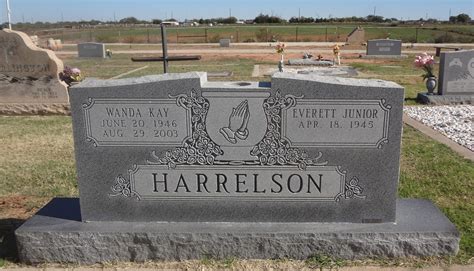 Wanda Kay Scheller Harrelson 1946 2003 Find A Grave Memorial