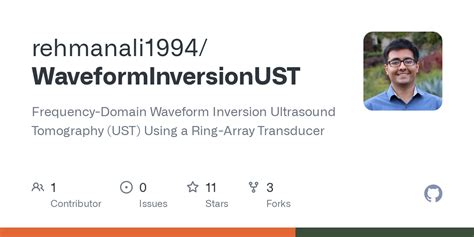 Github Rehmanali1994waveforminversionust Frequency Domain Waveform Inversion Ultrasound